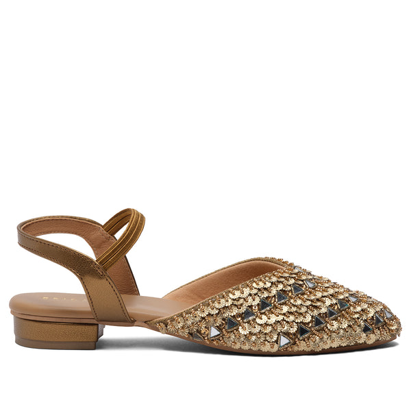 Davina Embroidered Mules